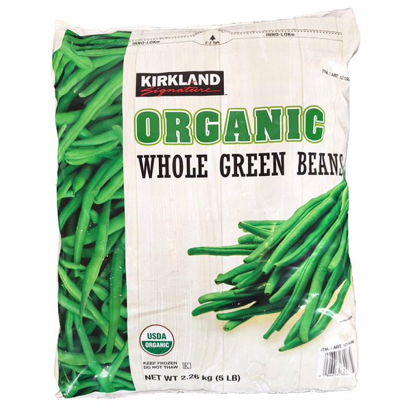 Kirkland Signature Organic Whole Green Beans Same-Day Delivery | Costco