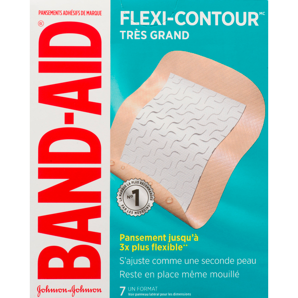 BAND-AID Extra Large Jumbo Skin-Flex Adhesive Bandages Same-Day ...
