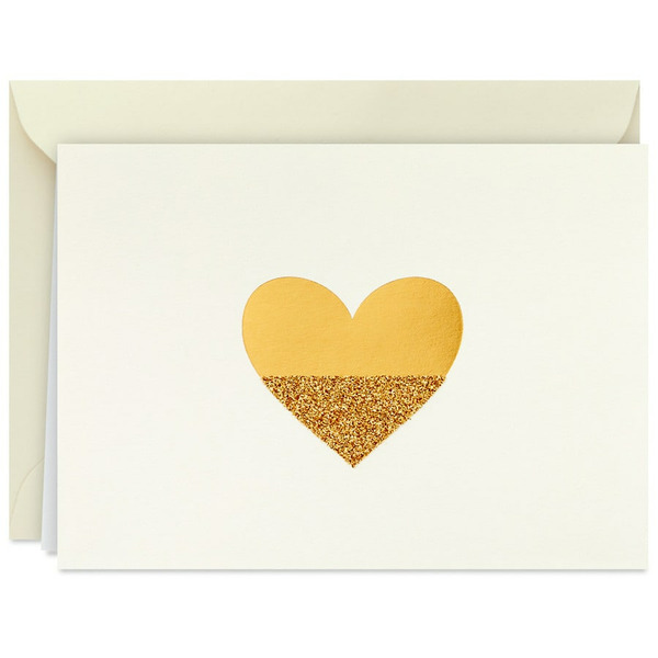 Walgreens Hallmark Gold Heart Note Same-Day Delivery | Instacart
