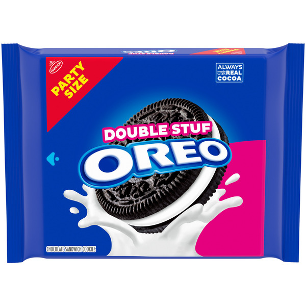 Oreo Double Stuf Chocolate Sandwich Cookies, Party Size 24.95 oz Same ...