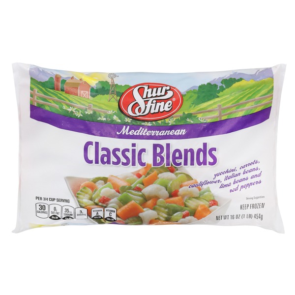 Shurfine Mediterranean Classic Blends, Zucchini, Carrots, Cauliflower ...