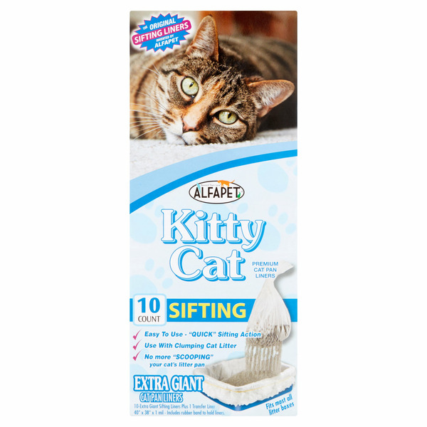 Publix Alfa-Pet Kitty Cat Sifting Extra Giant Premium Cat Pan Liners ...