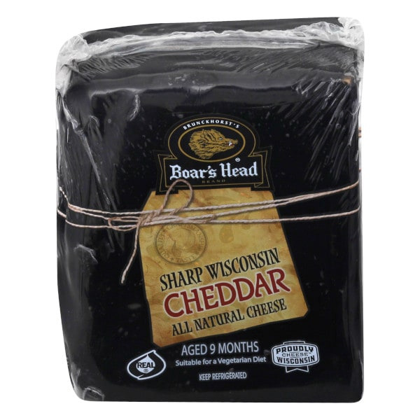 Boar's Head Cheese, Cheddar, Sharp Wisconsin Same-Day Delivery or ...