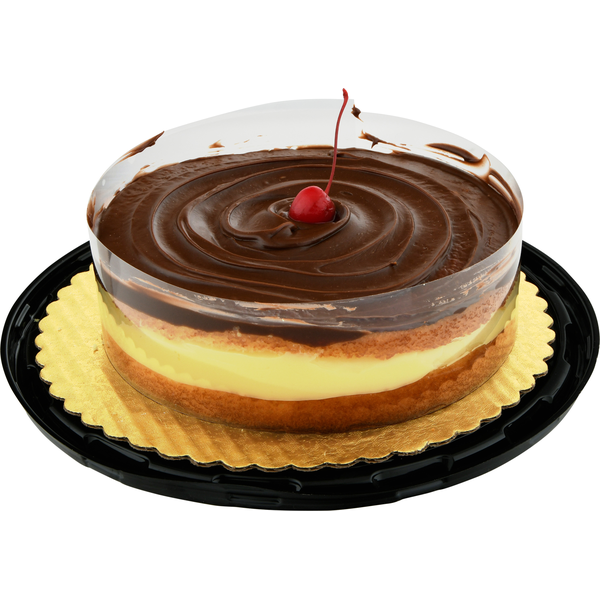 Market 32 Single Layer Yellow Boston Creme Cake Same-Day Delivery or ...