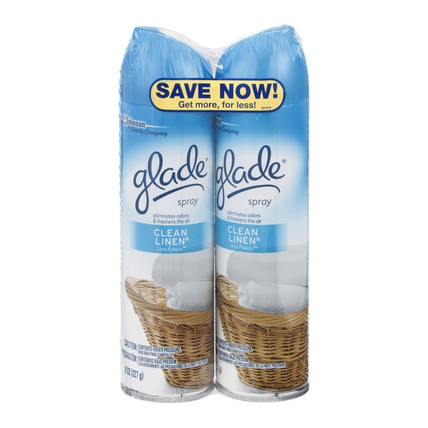 Glade Spray Clean Linen - 2 CT (8 oz) - Instacart
