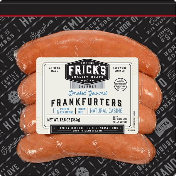 Fricks Frankfurters, Smoked Gourmet (12.8 oz) - Instacart