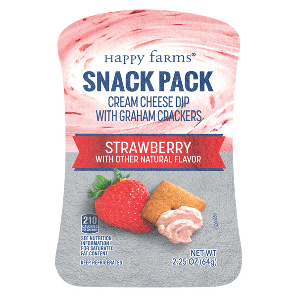 Happy Farms Strawberry Cream Cheese Snack Pack Same-Day Delivery or ...