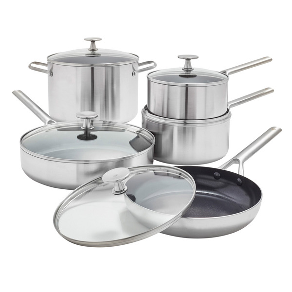 Blue Diamond Triple Steel Non Stick Cookware Set Same-Day Delivery | Costco