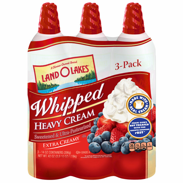 Costco Land O Lakes All Natural Heavy Whipped Cream Same-Day Delivery ...