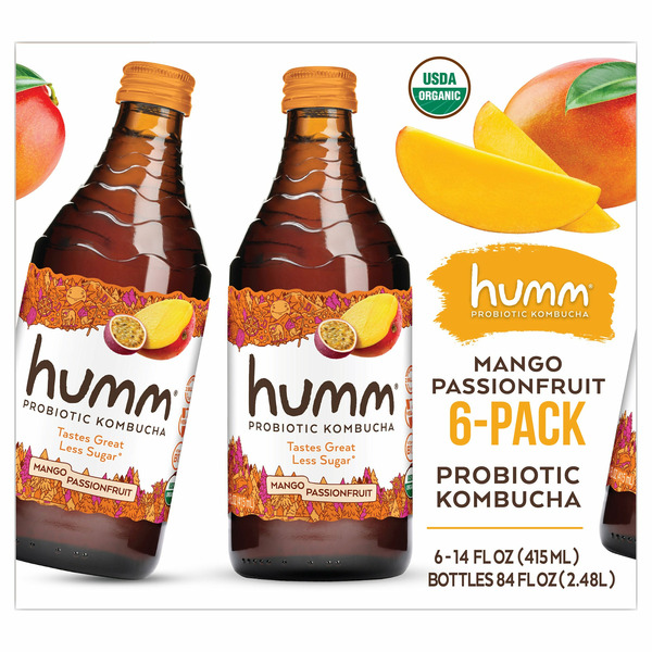 Costco Humm Kombucha Mango Passionfruit, Probiotic Kombucha Same-Day Delivery or Pickup | Instacart