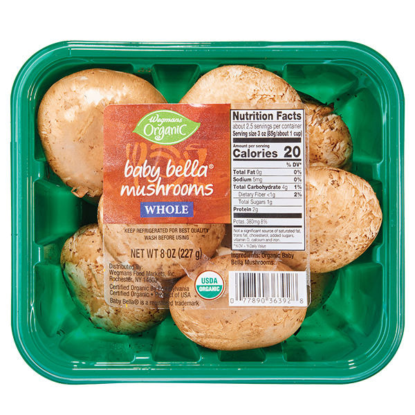 Wegmans Wegmans Organic Food You Feel Good About Baby Bella Mushrooms ...