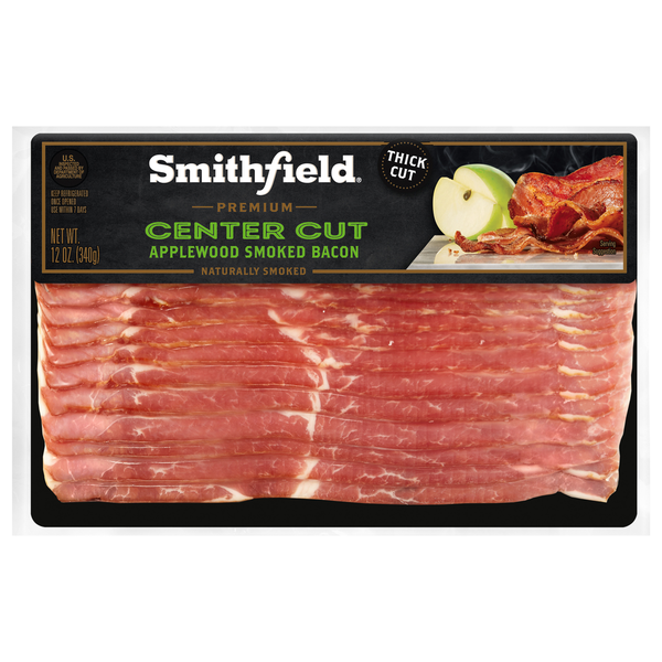 Smithfield Premium Center Cut Applewood Smoked Bacon Same-Day Delivery ...