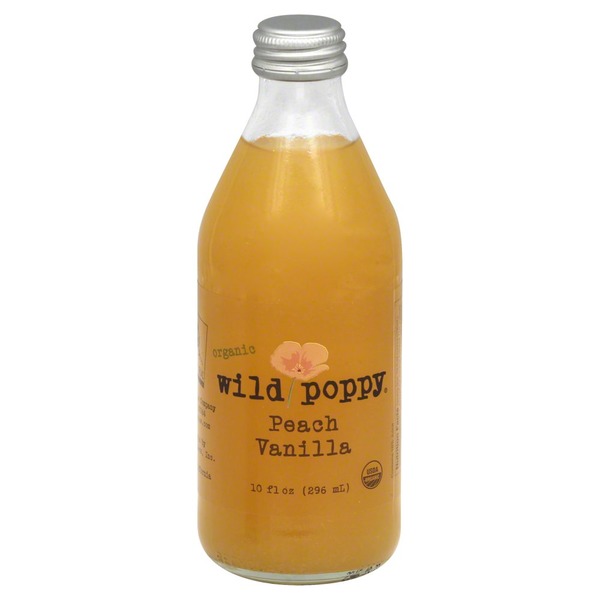 Wild Poppy Juice, Organic, Peach Vanilla (10 fl oz) - Instacart