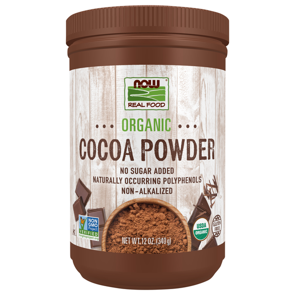 NOW Real Food Cocoa Powder, Organic Same-Day Delivery or Pickup ...