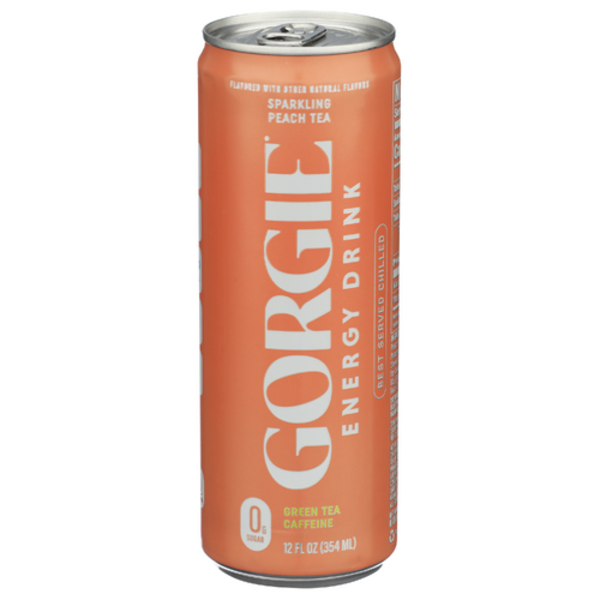 Sprouts Farmers Market Gorgie Sparkling Peach Tea Energy Drink With ...