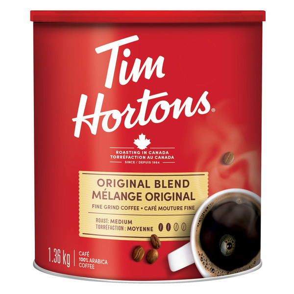Costco Tim Hortons Original Blend Medium Roast Ground Coffee Same-Day ...