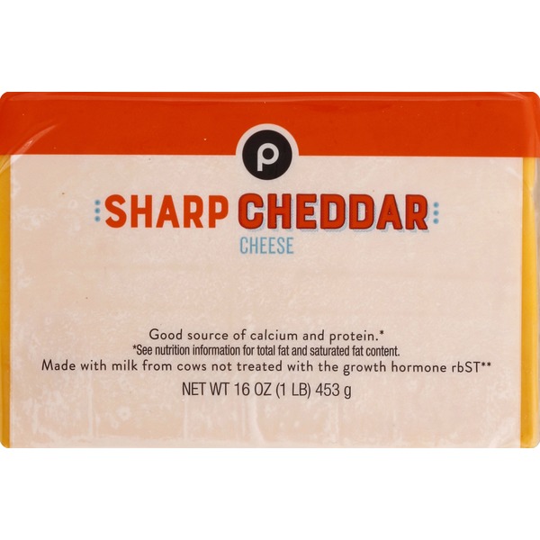 Publix Cheese, Sharp Cheddar (16 oz) - Instacart