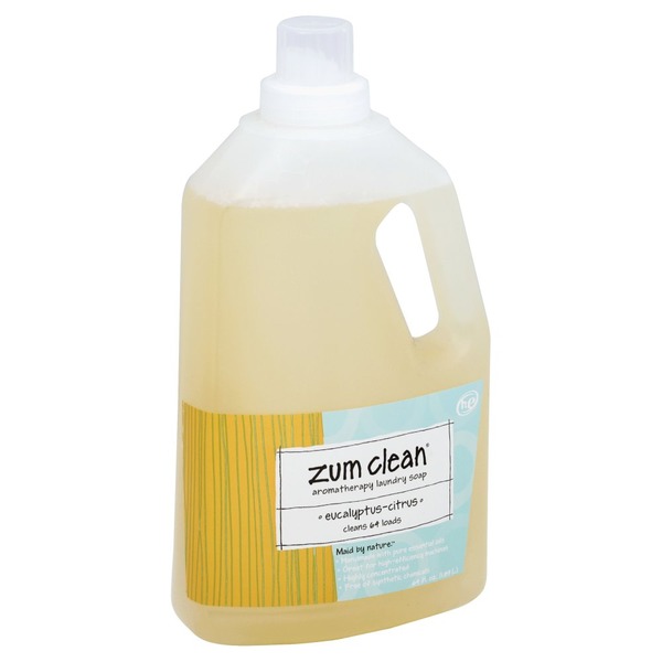 Zum Clean Laundry Soap, Aromatherapy, HE, Eucalyptus-Citrus (64 oz ...