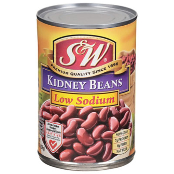 Safeway S&W Kidney Beans, Low Sodium Same-Day Delivery or Pickup ...