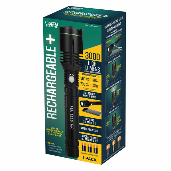 Costco Feit Electric Flashlight, Rechargeable+ Same-Day Delivery or ...