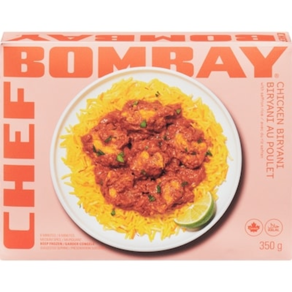 Loblaws Chef Bombay Medium Spice Chicken Biryani With Saffron Rice Same ...