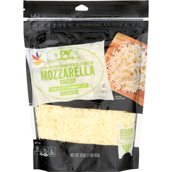 Stop & Shop Store Brand Shredded Cheese, Mozzarella, Traditionally Same ...