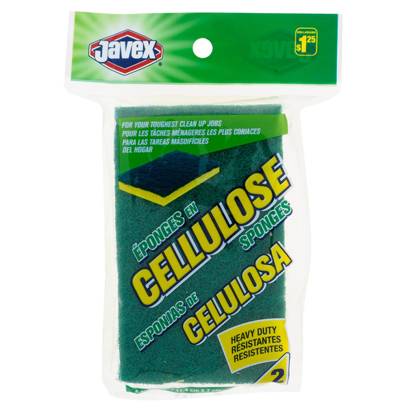 Scrubber Cleanz Scrub Sponges For Tough Surfaces, 2 Pack Same-Day ...