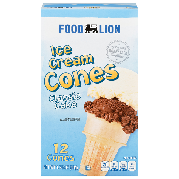 Food Lion Food Lion Ice Cream Cones, Classic Cake Same-Day Delivery or ...