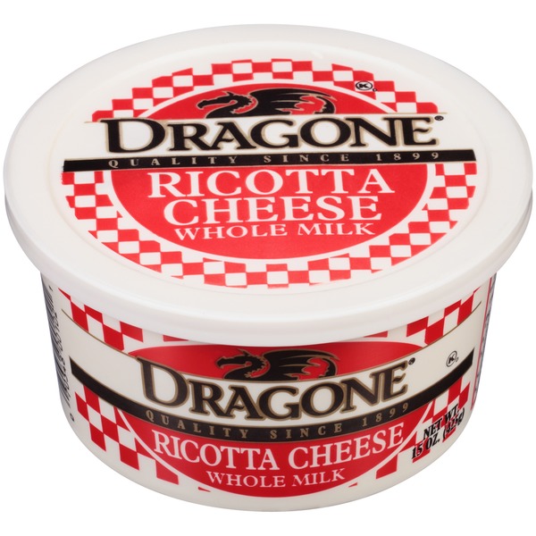 Dragone® Whole Milk Ricotta Cheese (15 oz) - Instacart