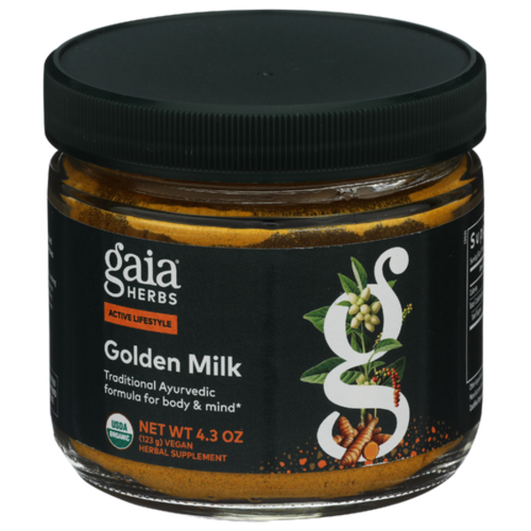 Sprouts Farmers Market Gaia Herbs Golden Milk Powdered Turmeric ...