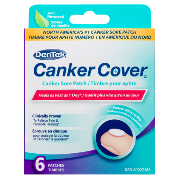 DenTek Canker Cover Canker Sore Patch Mint (6 ct) from Real Canadian ...