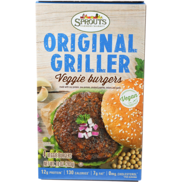 Sprouts Farmers Market Sprouts Original Griller Veggie Burger Pickup ...