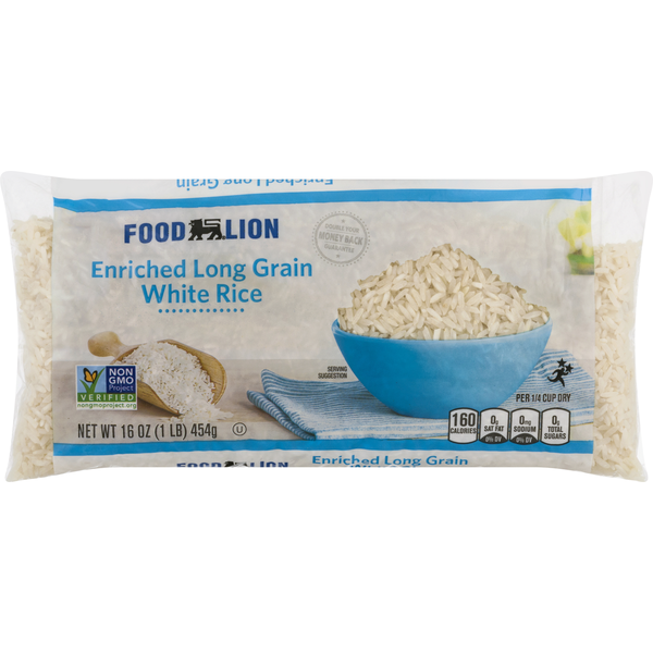 Food Lion Food Lion White Rice, Long Grain, Enriched Same-Day Delivery ...