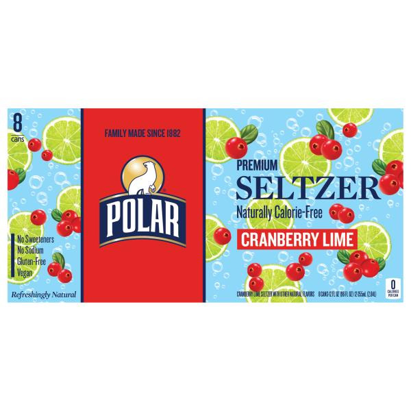Polar Seltzer Cranberry Lime Same-Day Delivery or Pickup | Publix