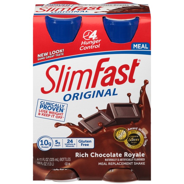 Slimfast Original Rich Chocolate Royale Meal Replacement Shake (44 fl ...
