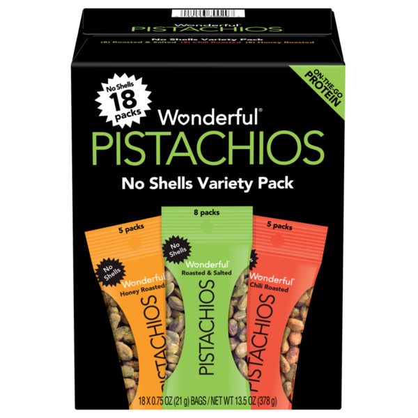 Wonderful No Shells Variety Pack Pistachios Same-Day Delivery | Sam's Club