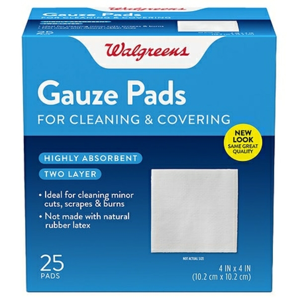Walgreens Walgreens 4" Gauze Pads Same-Day Delivery | Instacart