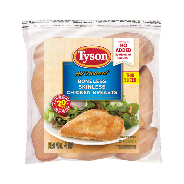 Tyson Boneless Skinless Chicken Breasts, (Frozen) Same-Day Delivery or ...