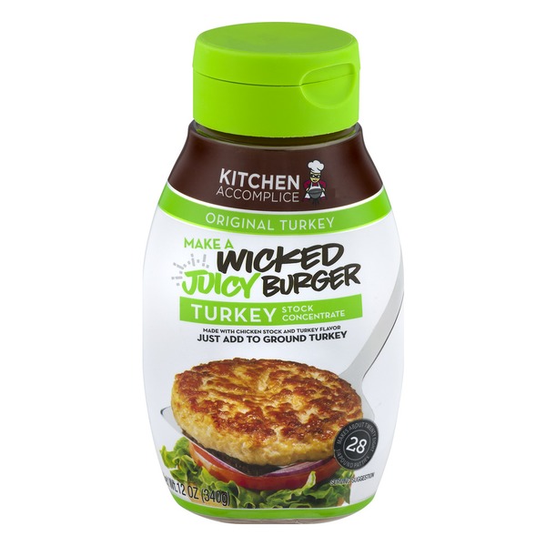 Kitchen Accomplice Original Turkey Make A Wicked Juicy Burger Turkey ...