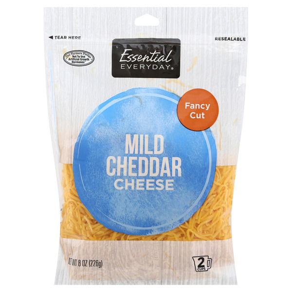 Essential Everyday Cheese, Mild Cheddar, Fancy Cut Same-Day Delivery or ...