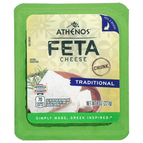 Athenos Traditional Feta Cheese Chunk Same-Day Delivery or Pickup | Publix