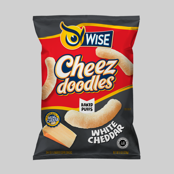 Wise Cheez Doodles Baked Puffs White Cheddar Cheese Same-Day Delivery ...