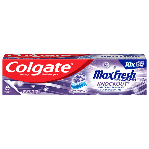 ShopRite Colgate Toothpaste, with Whitening, Anticavity Fluoride, Mint ...