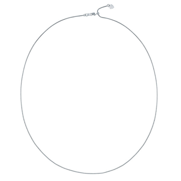 Diamond Cut Popcorn Chain Necklace - White Gold Same-Day Delivery | Costco