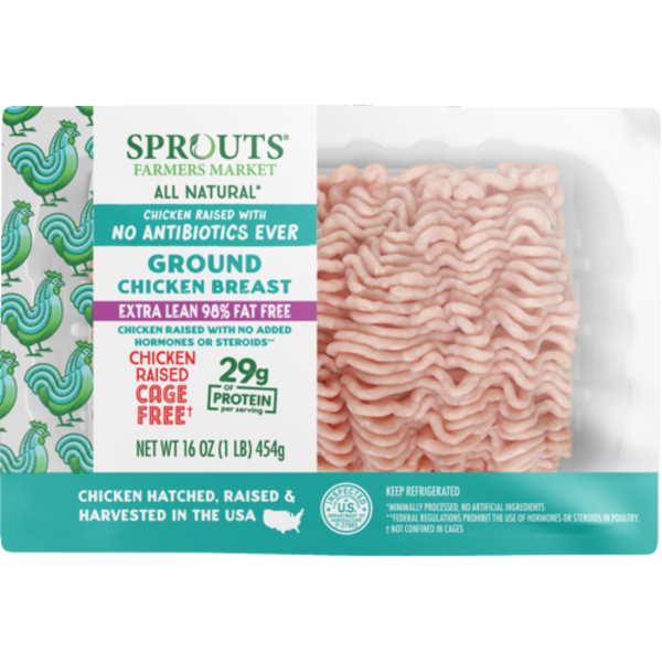 Sprouts Farmers Market Sprouts No Antibiotics Ever 98% Extra Lean ...