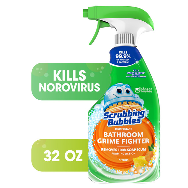 Scrubbing Bubbles® Bathroom Grime Fighter Disinfectant Trigger Bottle ...