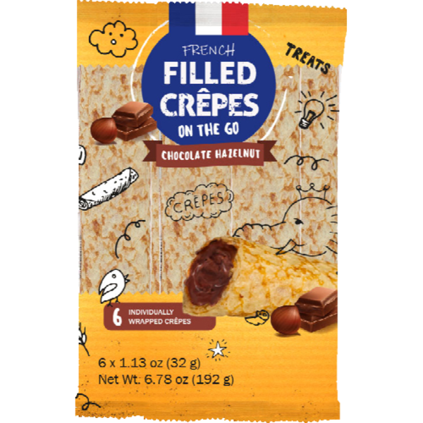 Chocolate Hazelnut Individually Wrapped Crepes Same-Day Delivery or ...