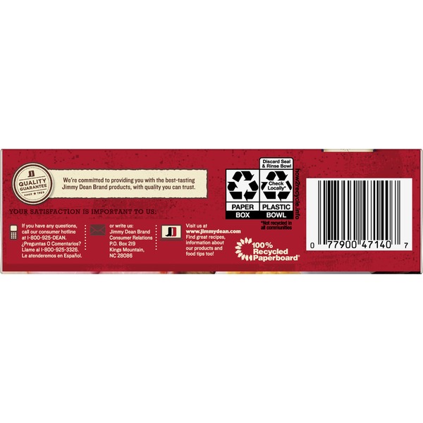 Jimmy Dean Ham, Egg & Cheese Breakfast Bowl, 7 oz.