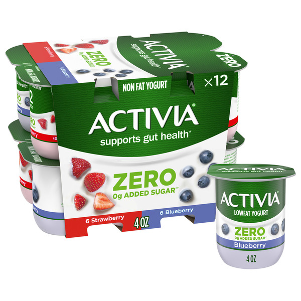 Activia Yogurt, Nonfat, Strawberry/Blueberry Same-Day Delivery or ...