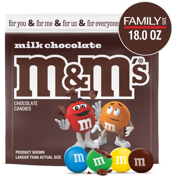 ShopRite M&M's Milk Chocolate Summer Candy Family Size Resealable Same ...